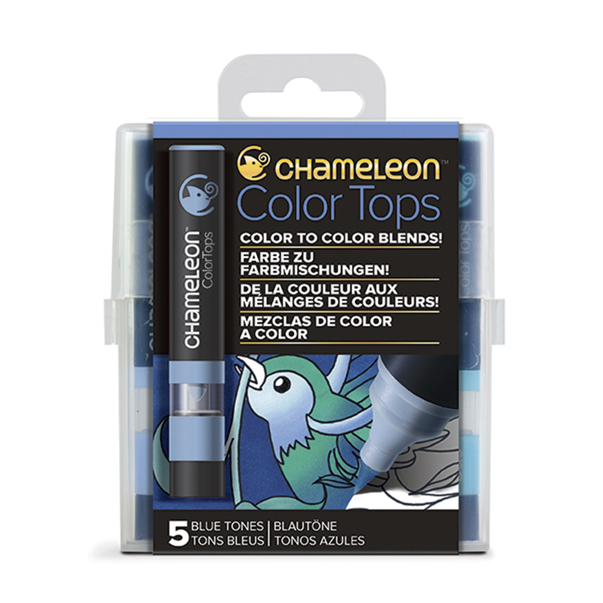 Chameleon "5 Color Tops" - Blue Tones | Grafik Marker | Marker ...