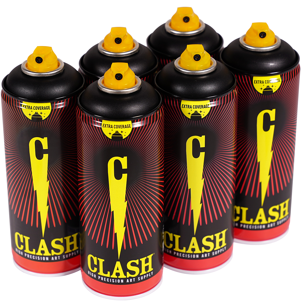 Clash "Six Pack" Black (6x400ml) Graffitibox Shop Berlin | Graffitibox ...
