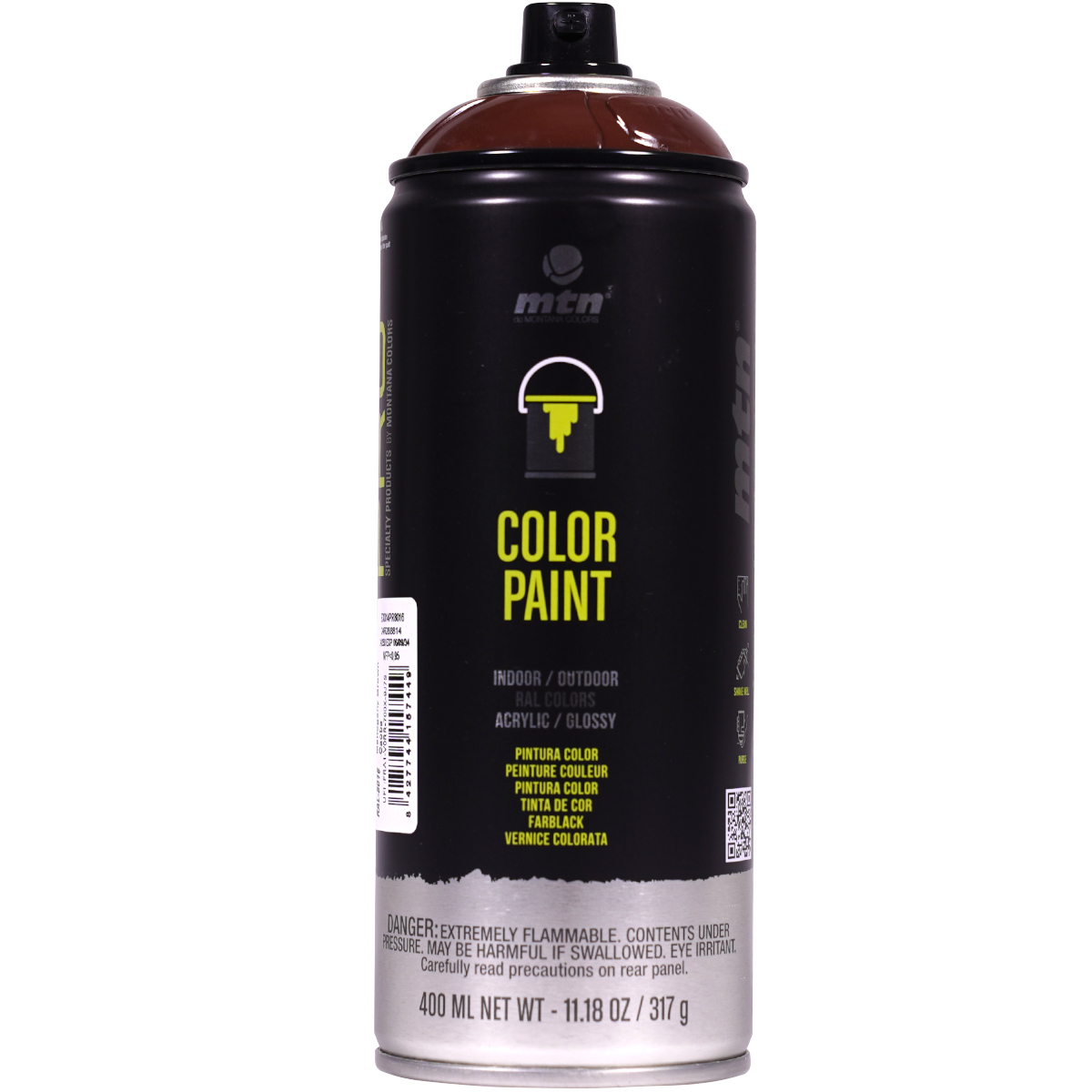 MTN Pro "Color Paint Acrylic RAL" (400ml) RAL-8016 Mahogany Brown ...