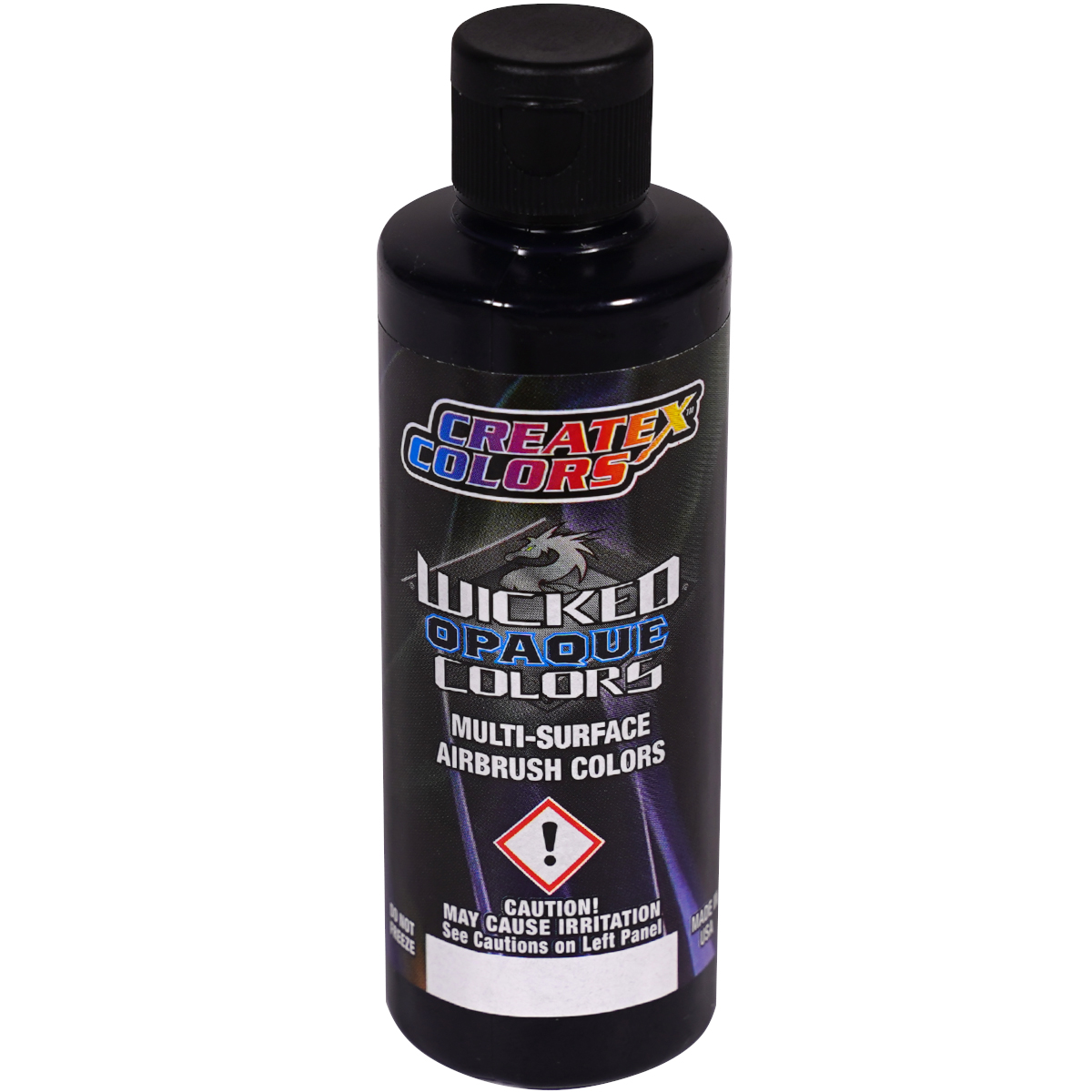 Createx "Wicked Colors - Opaque Jet Black W031" (120ml) Airbrush ...
