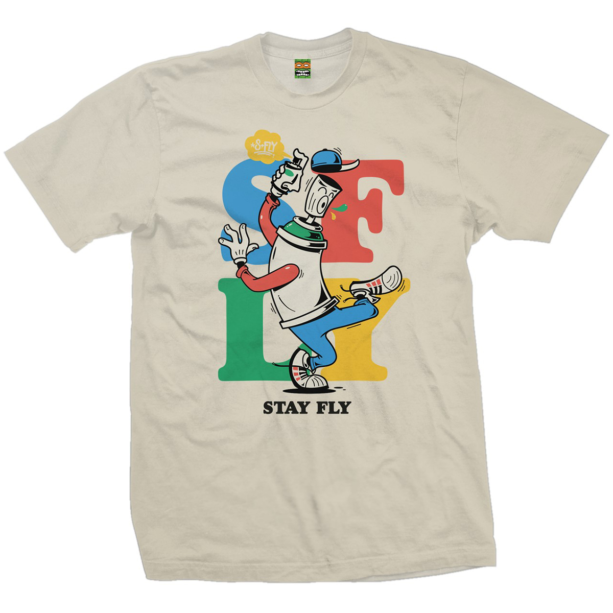 S-Fly T-Shirt "Stay Fly" Beige Graffitibox Shop Berlin | Graffitibox ...