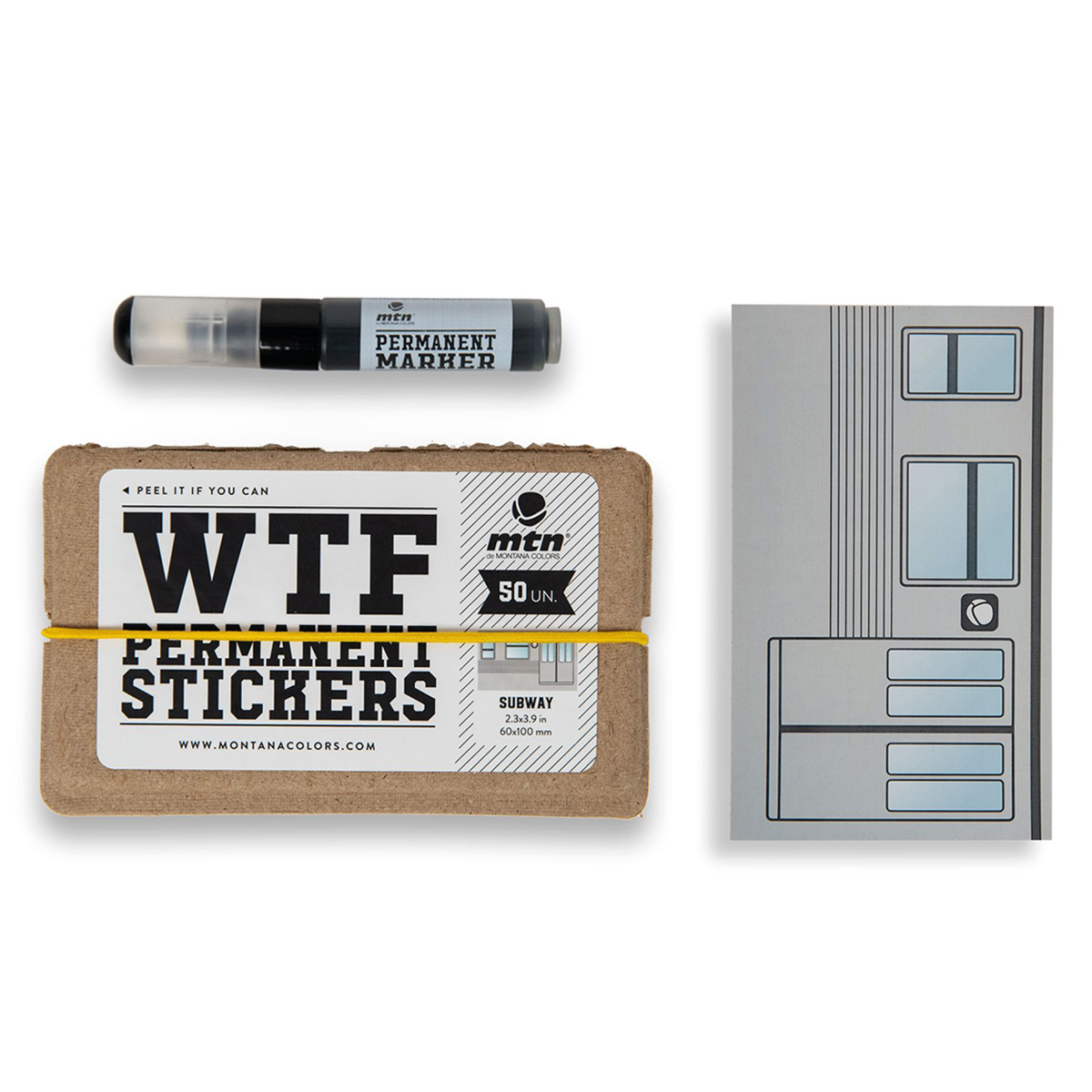 MTN Wtf Sticker Set "Subway" inkl. Marker Graffitibox Shop Berlin ...
