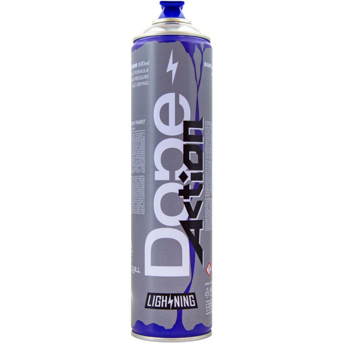 Dope x Night Quill "Action Paint Lightning" Chrome (600ml) Graffitibox ...