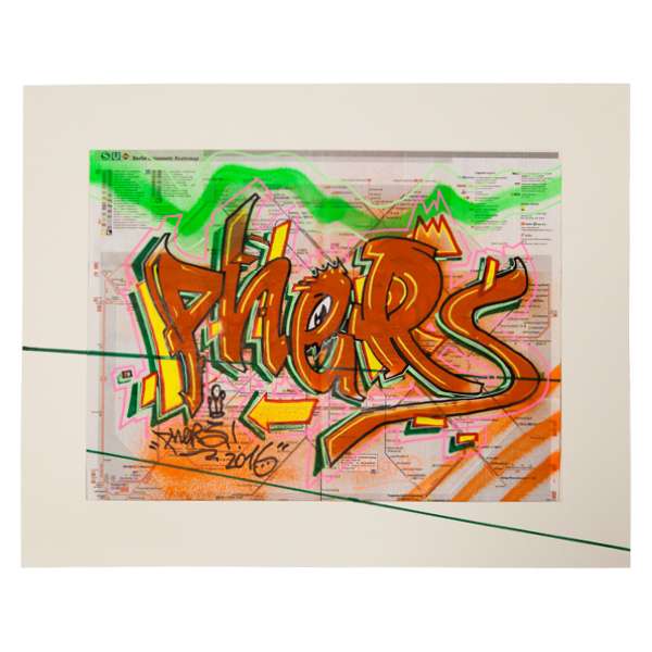 "Phers - Skizze XVIII (Original & in Passepartout)" 40x50cm ...