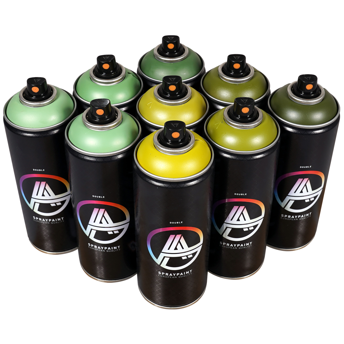 Double A "Forest Green 9er Set" (9x400ml) Graffiti Box Shop Berlin ...